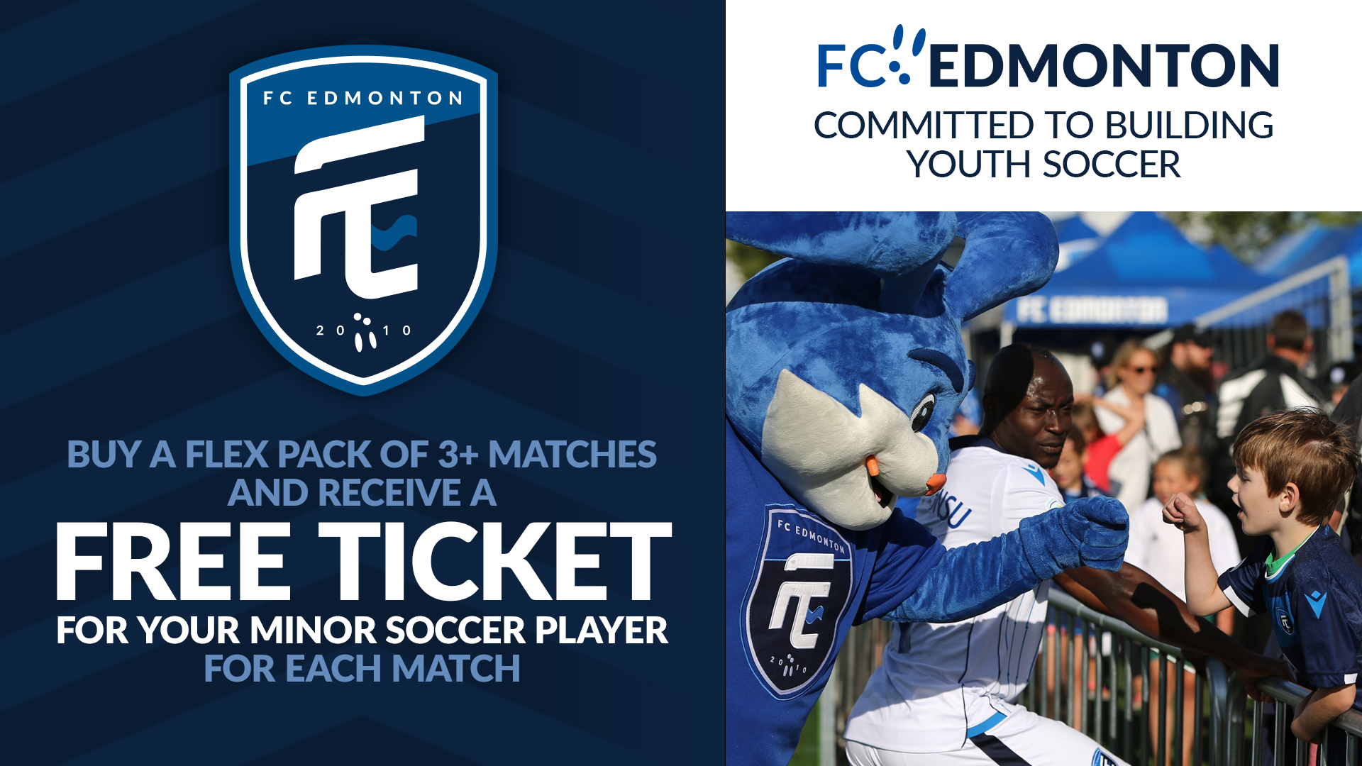 MINOR SOCCER FLEX PACK OFFER – FC Edmonton